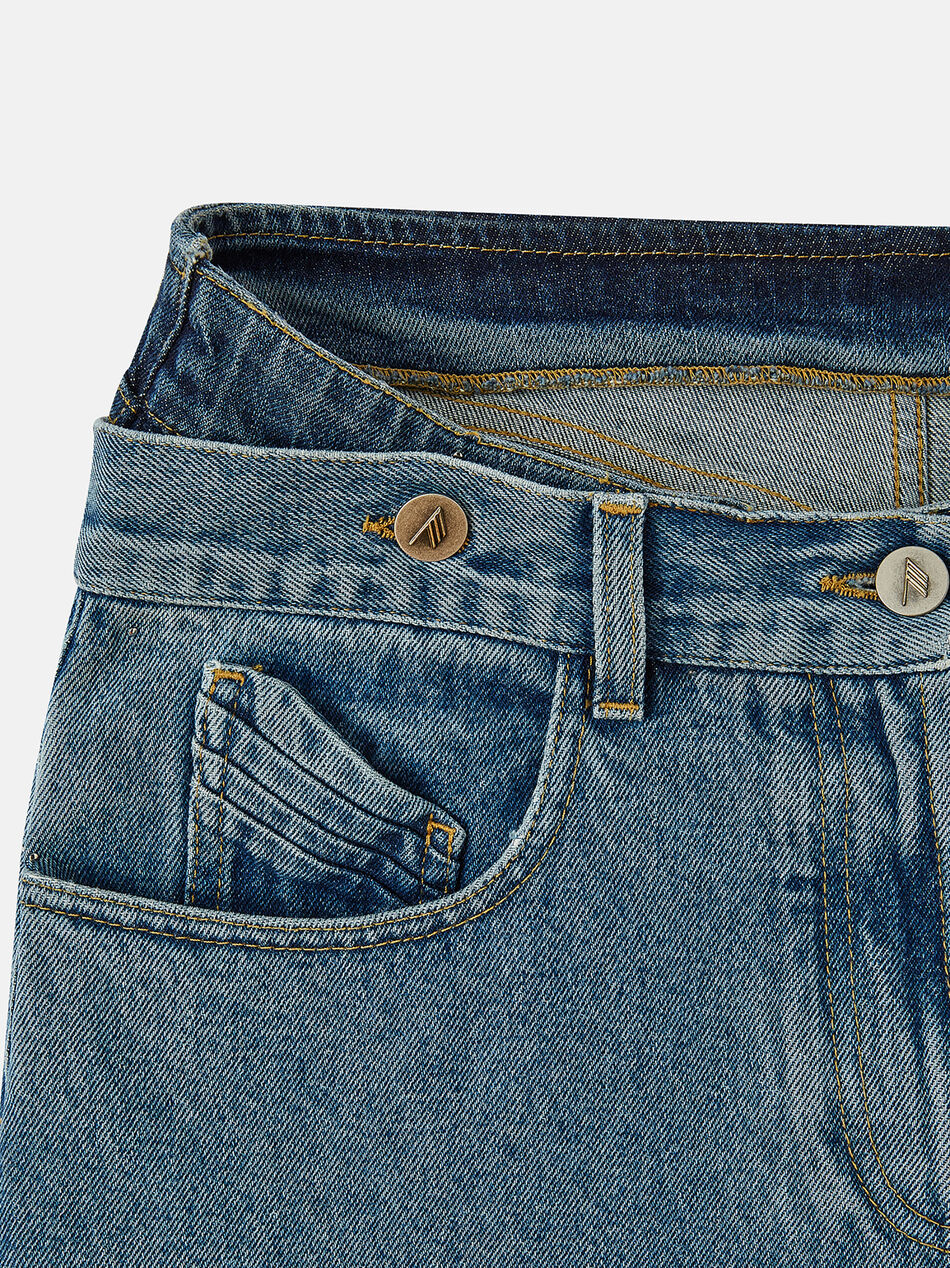 Light blue long pants for Women | THE ATTICO®