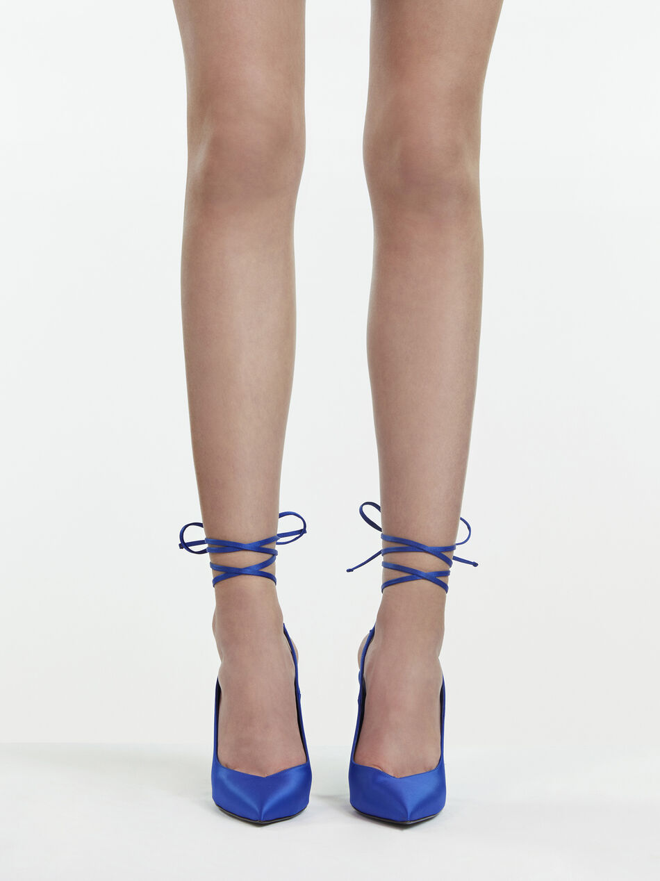 ''Venus'' blue slingback for Women | THE ATTICO®