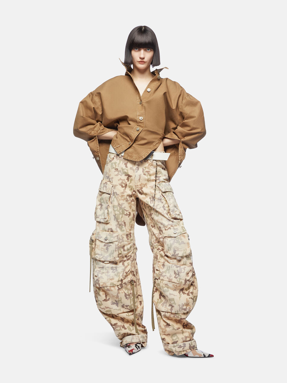 ''Fern'' camouflage long pants for Women | THE ATTICO®