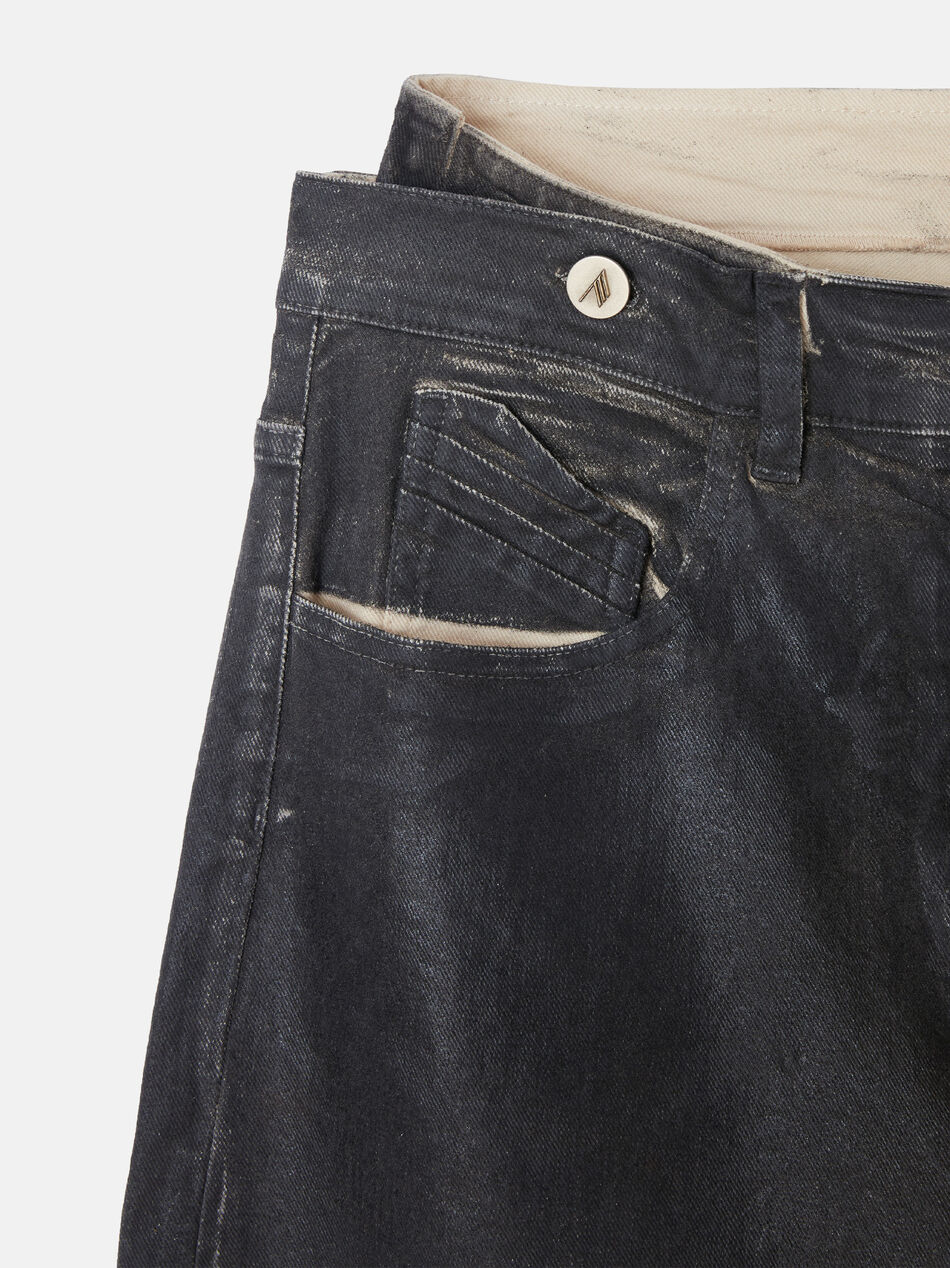 Navy blue long pants for Women | THE ATTICO®