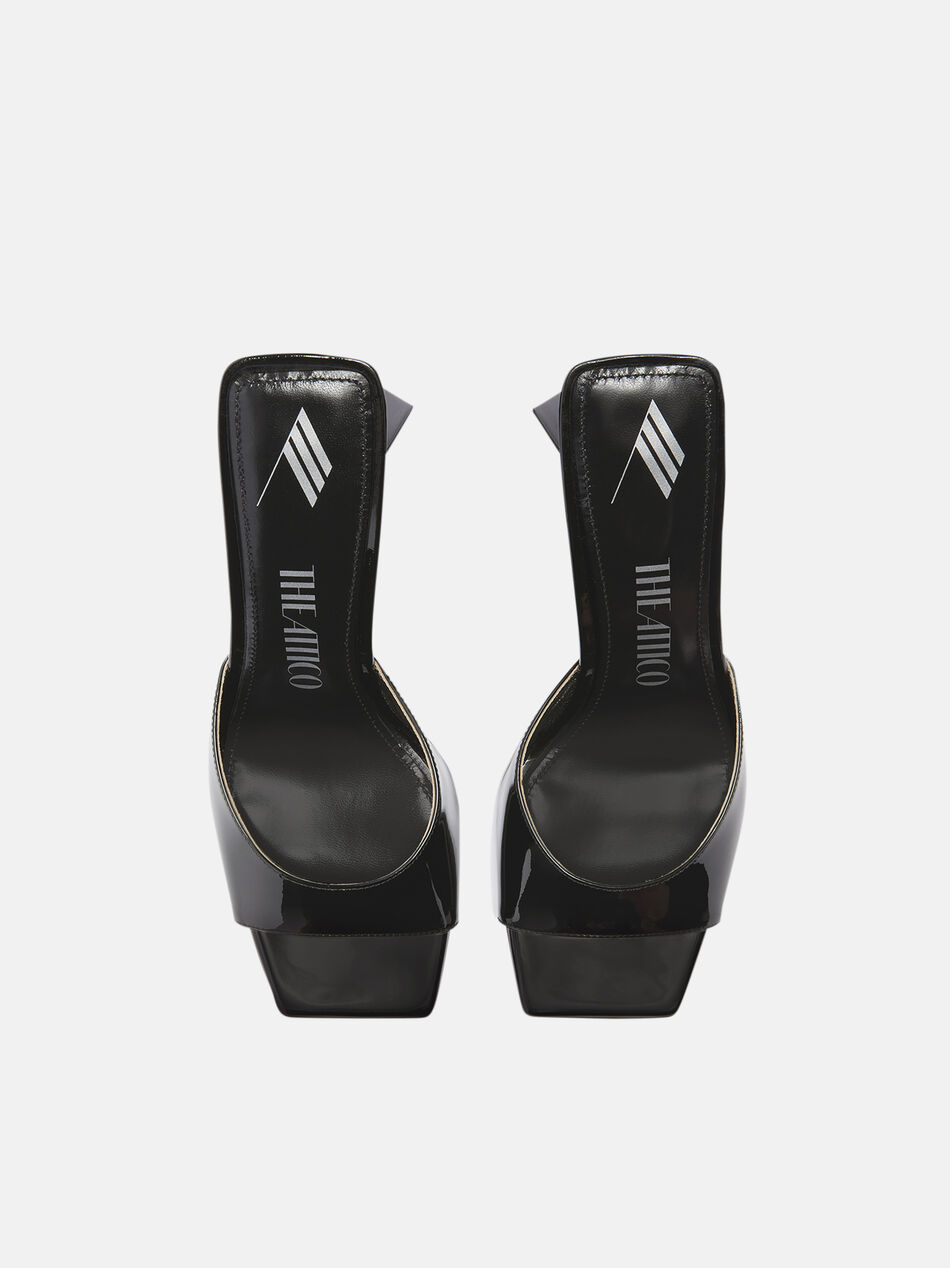 The Attico ''Mini Devon'' black mule