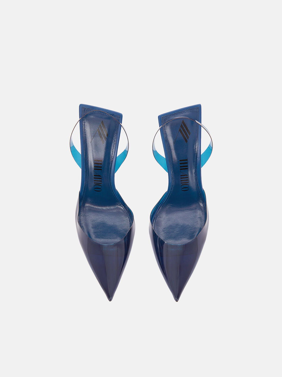 ''Ester'' electric blue slingback for Women | THE ATTICO®