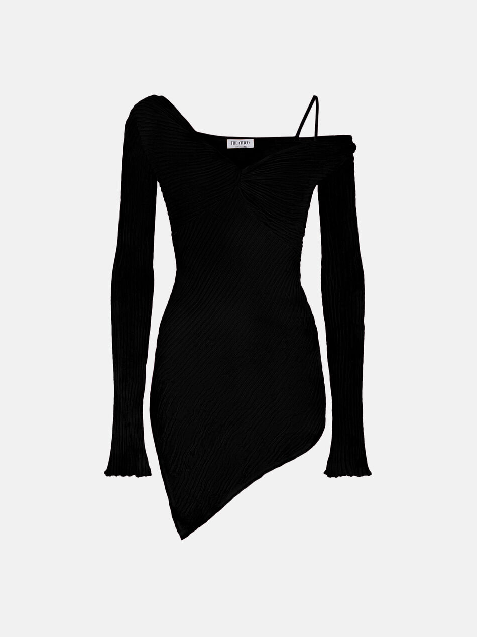 ''Desai'' black mini dress for Women | THE ATTICO®