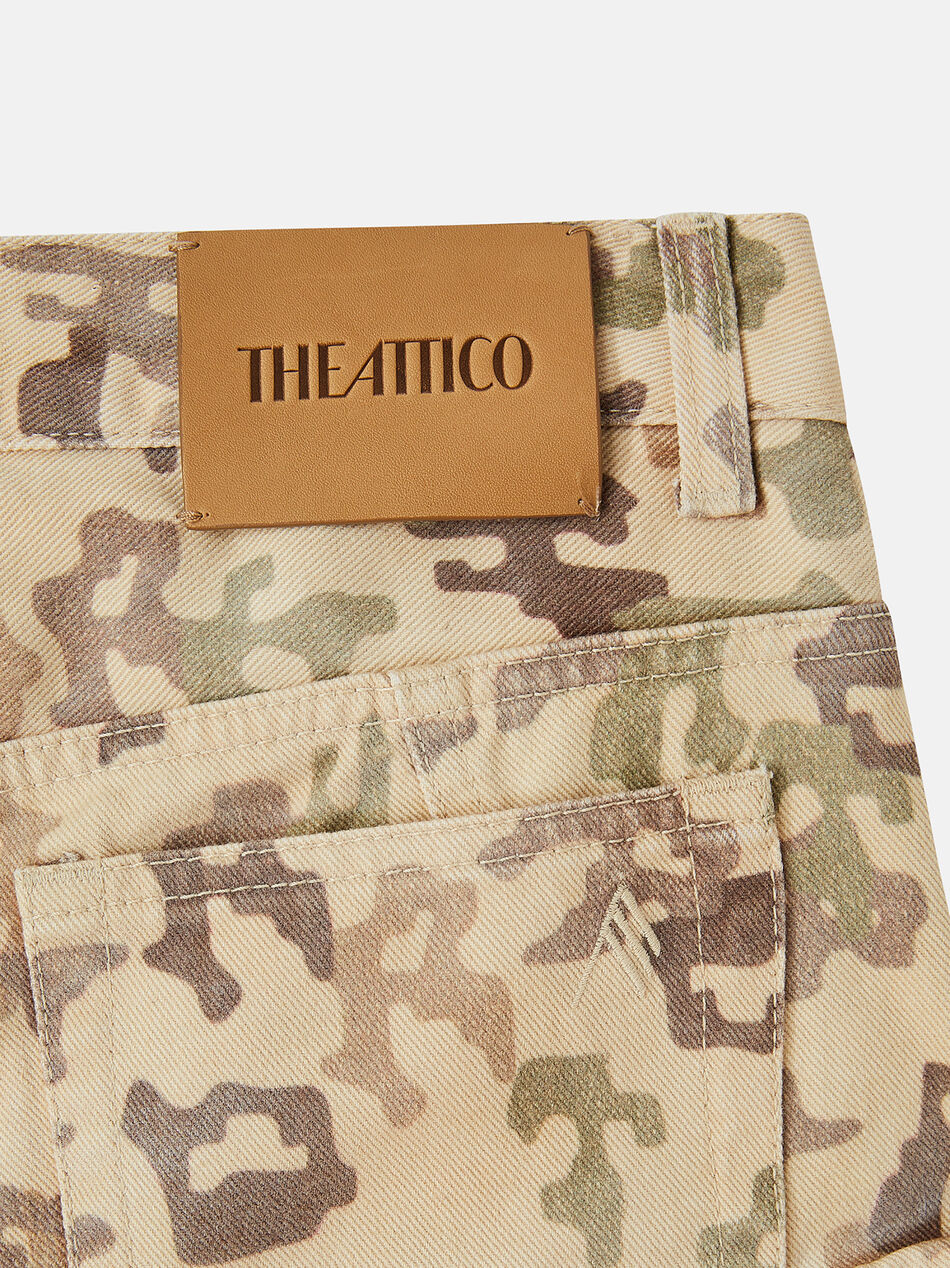 ''Fern'' camouflage long pants for Women | THE ATTICO®